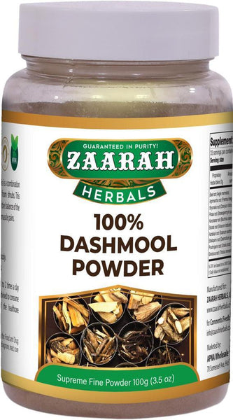 zaarah herbals 100% dashmool powder - 100gm