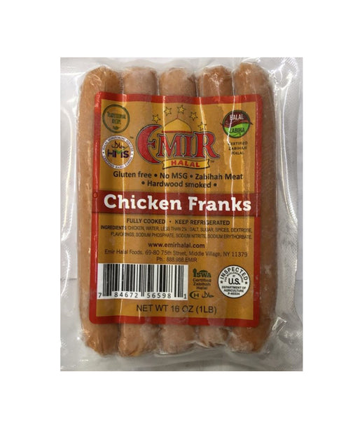 Emir Halal Chicken Franks - 16 oz