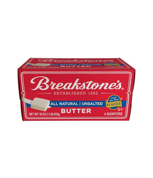Breakstone's All Natural Unsalted Butter - 454 Gm