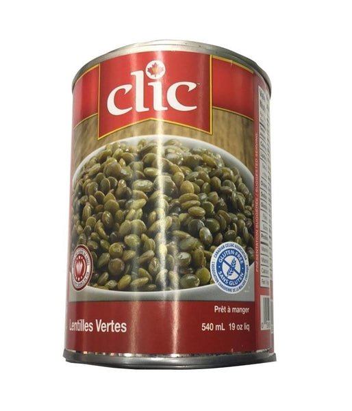 Clic Lentils Vertes - 540 Ml