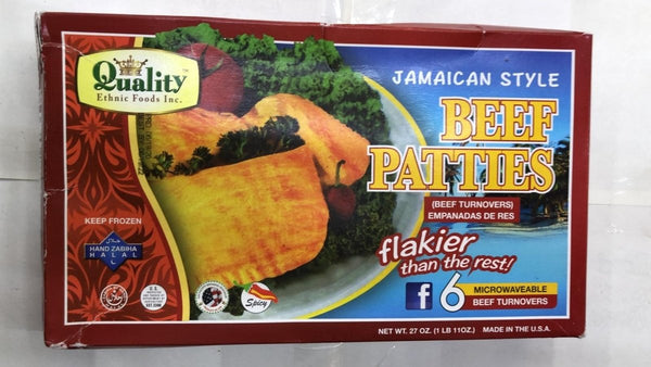 Jamaican Style Beef Patties - 27 oz
